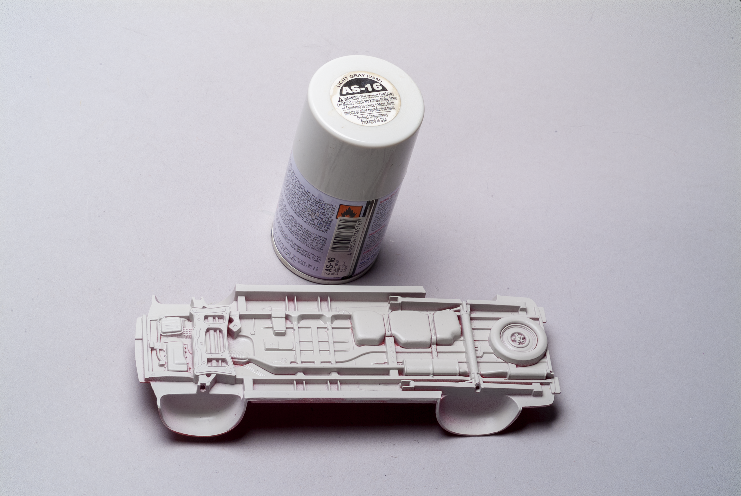 How to paint a single piece scale model car chassis | FineScale Modeler ...