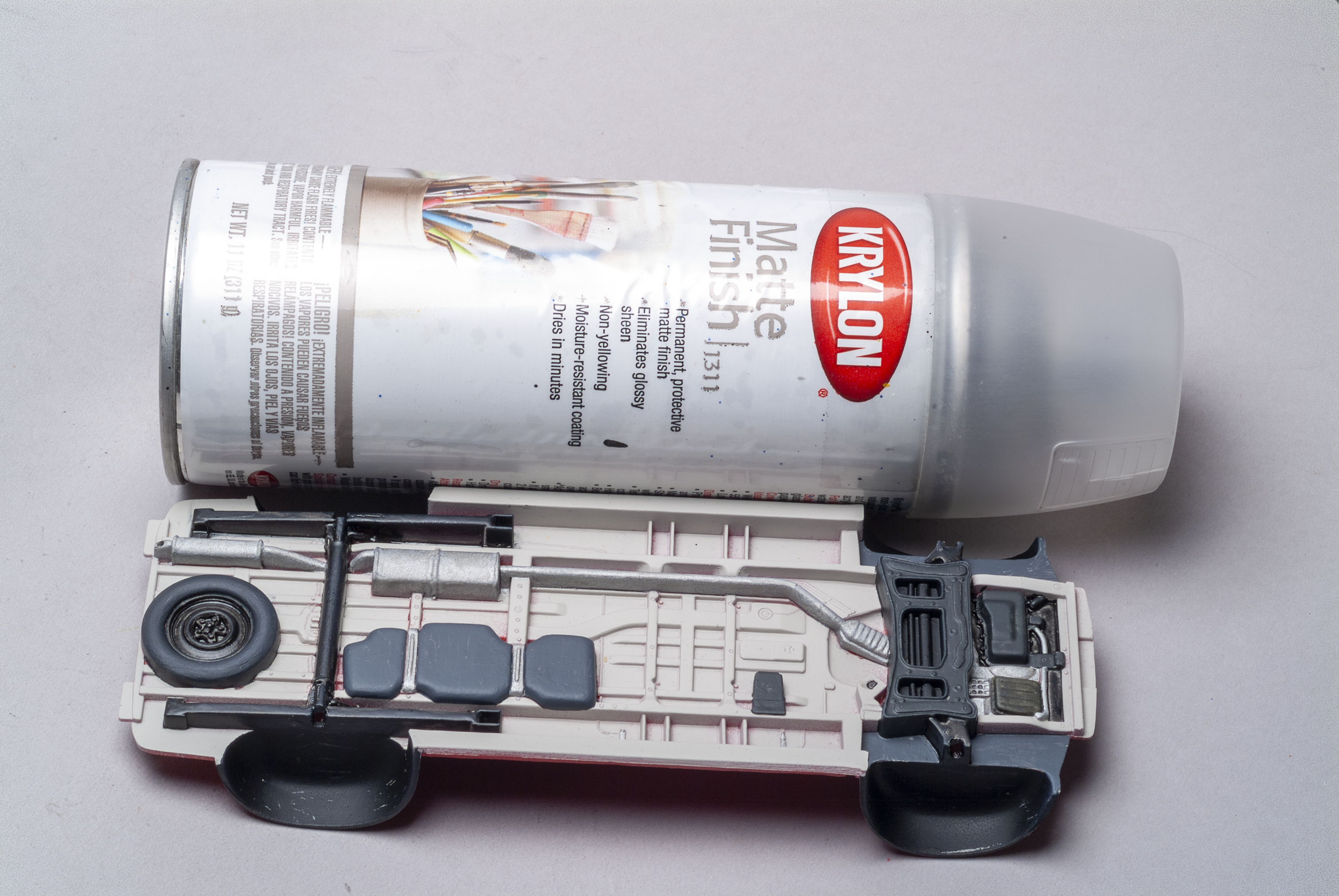 How to paint a single piece scale model car chassis | FineScale Modeler ...