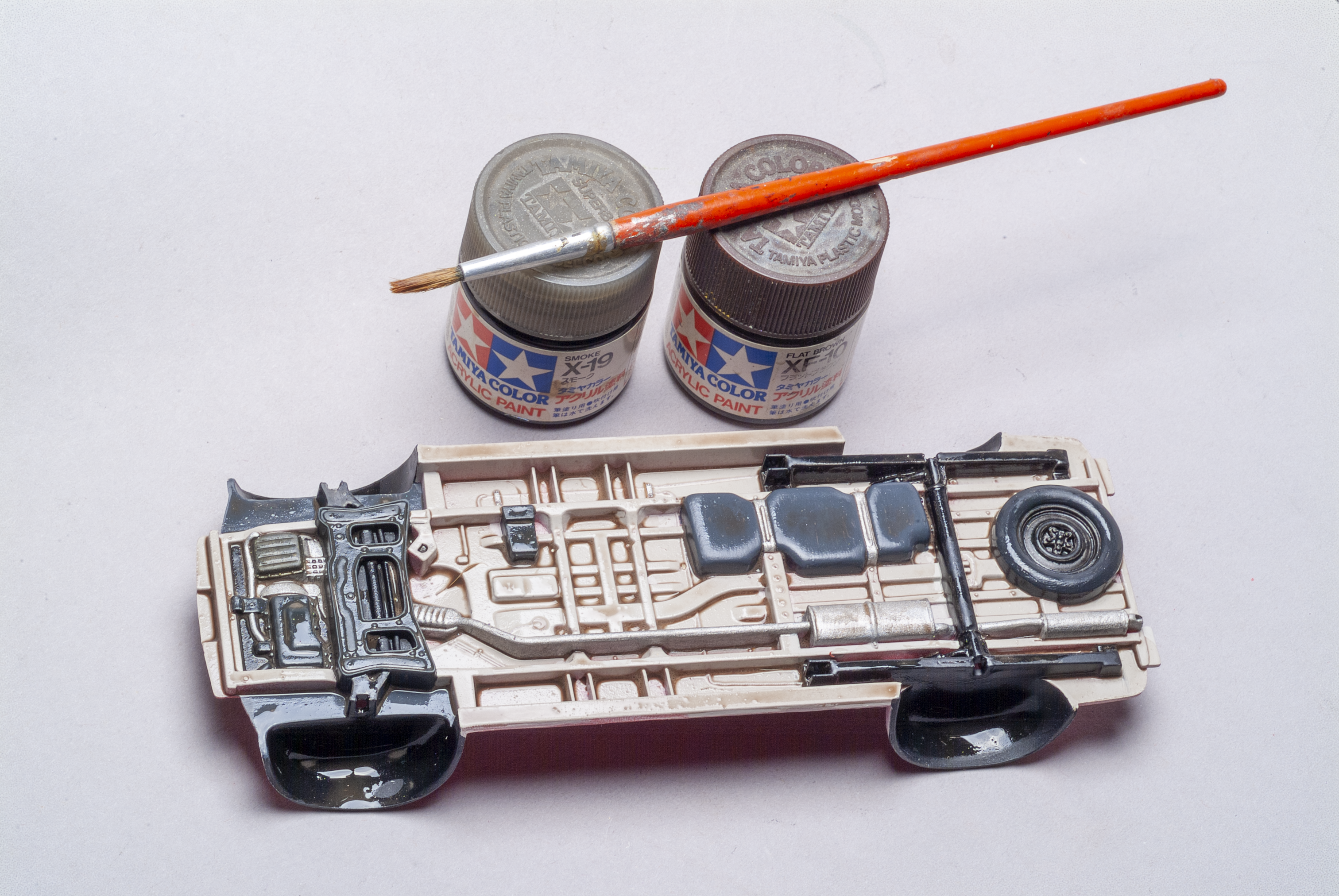 How to paint a single piece scale model car chassis | FineScale Modeler ...