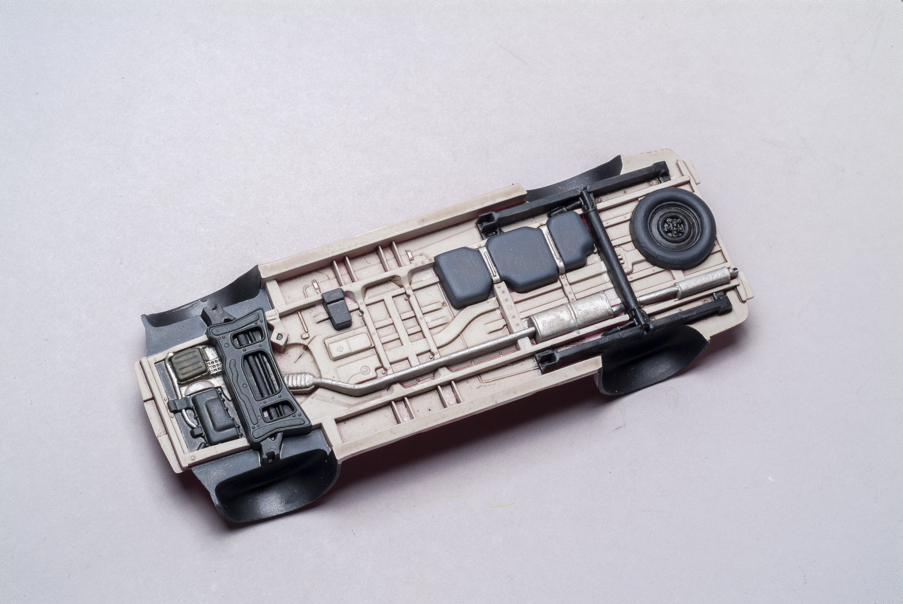 How to paint a single piece scale model car chassis | FineScale Modeler ...