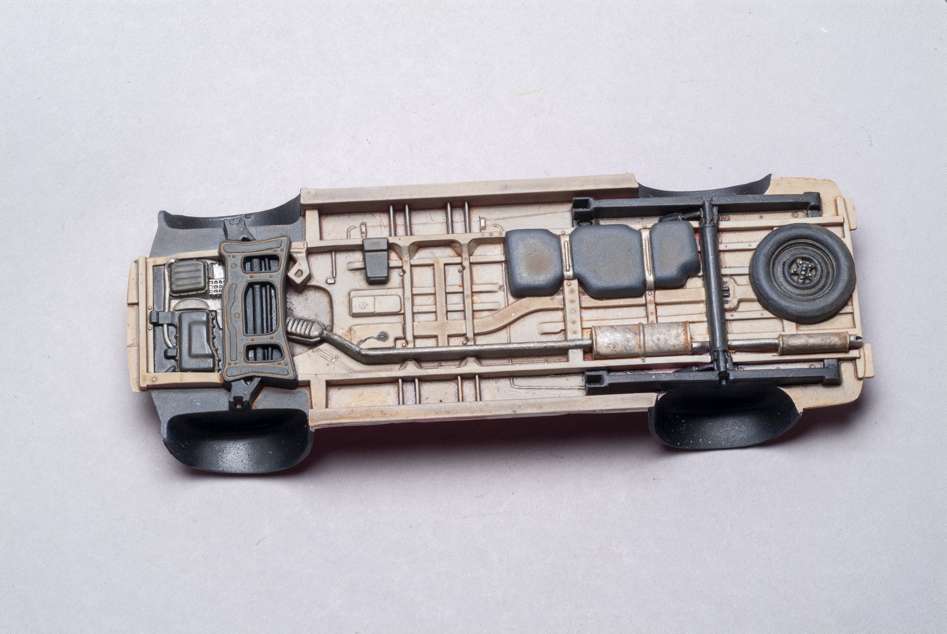 How to paint a single piece scale model car chassis | FineScale Modeler ...