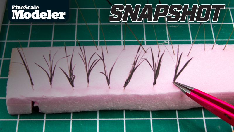 Model reeds for your figure base or diorama | FineScale Modeler Magazine