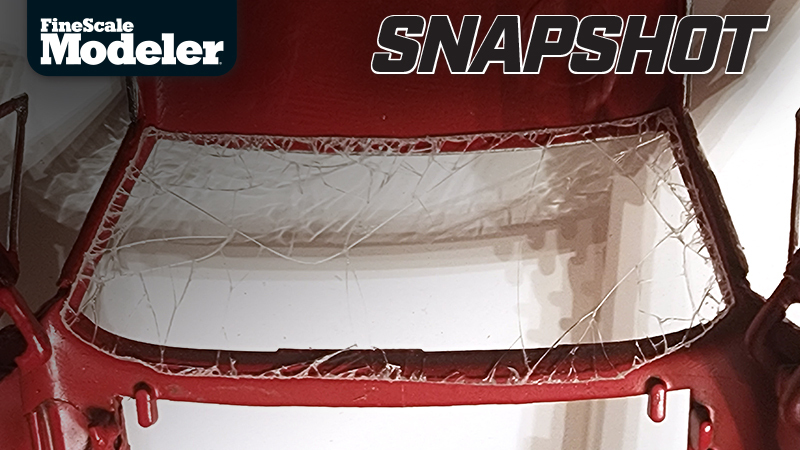 Achieve a realistic-looking, broken windshield | FineScale Modeler Magazine