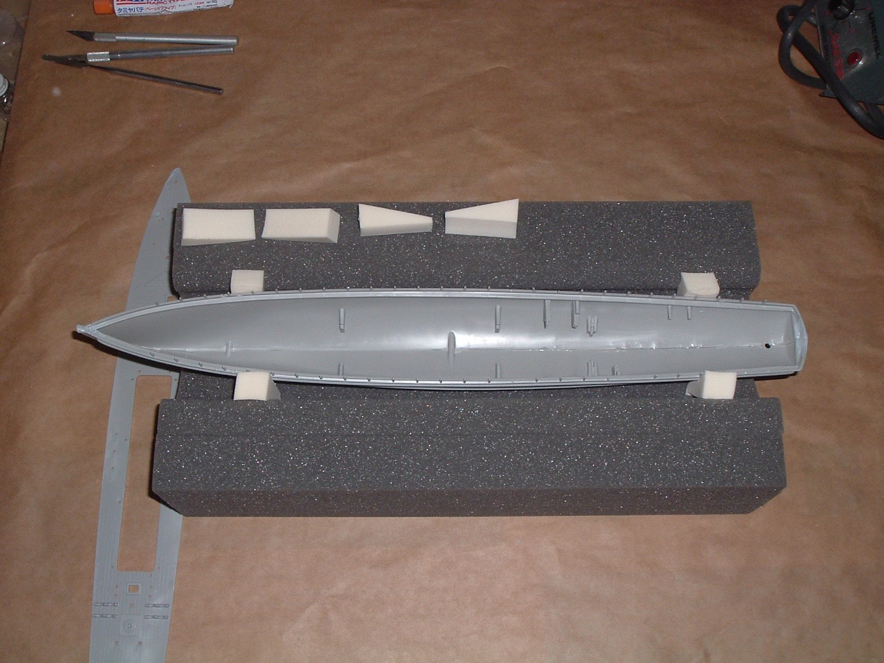 Easy way to support ship hulls | Finescale Modeler Magazine