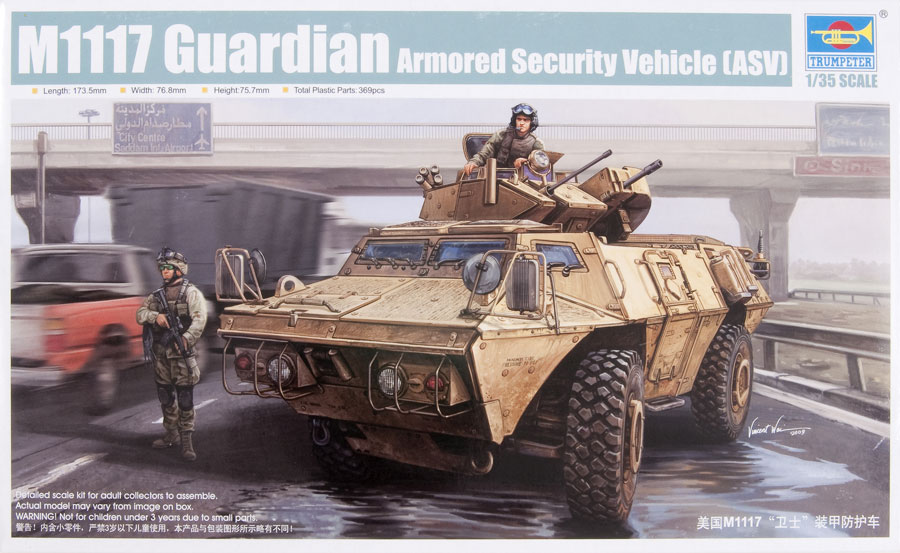 Trumpeter 1/35 scale M1117 Guardian ASV | Finescale Modeler Magazine