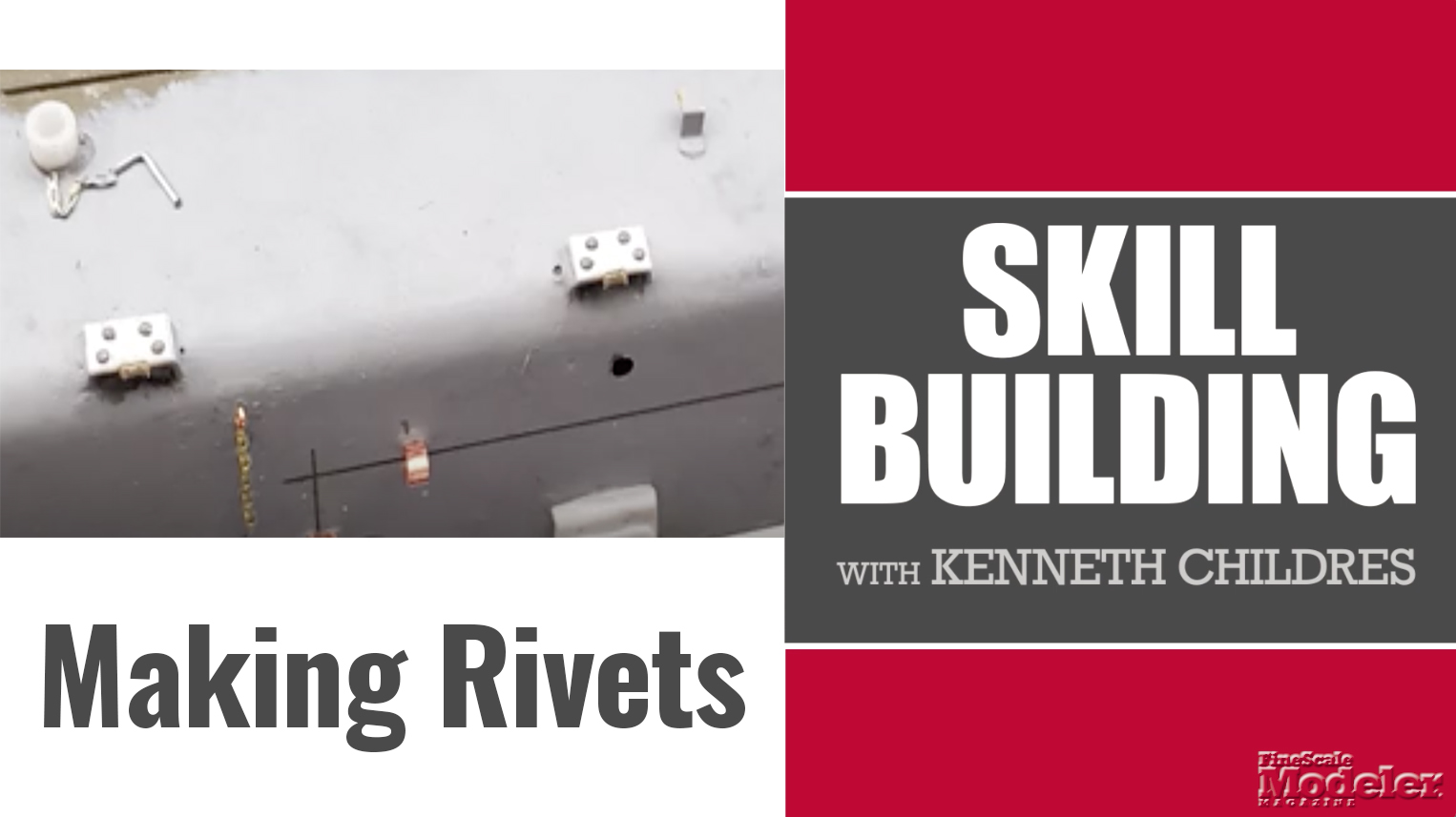 Skill Building with Kenneth Childres making rivets and small screws ...