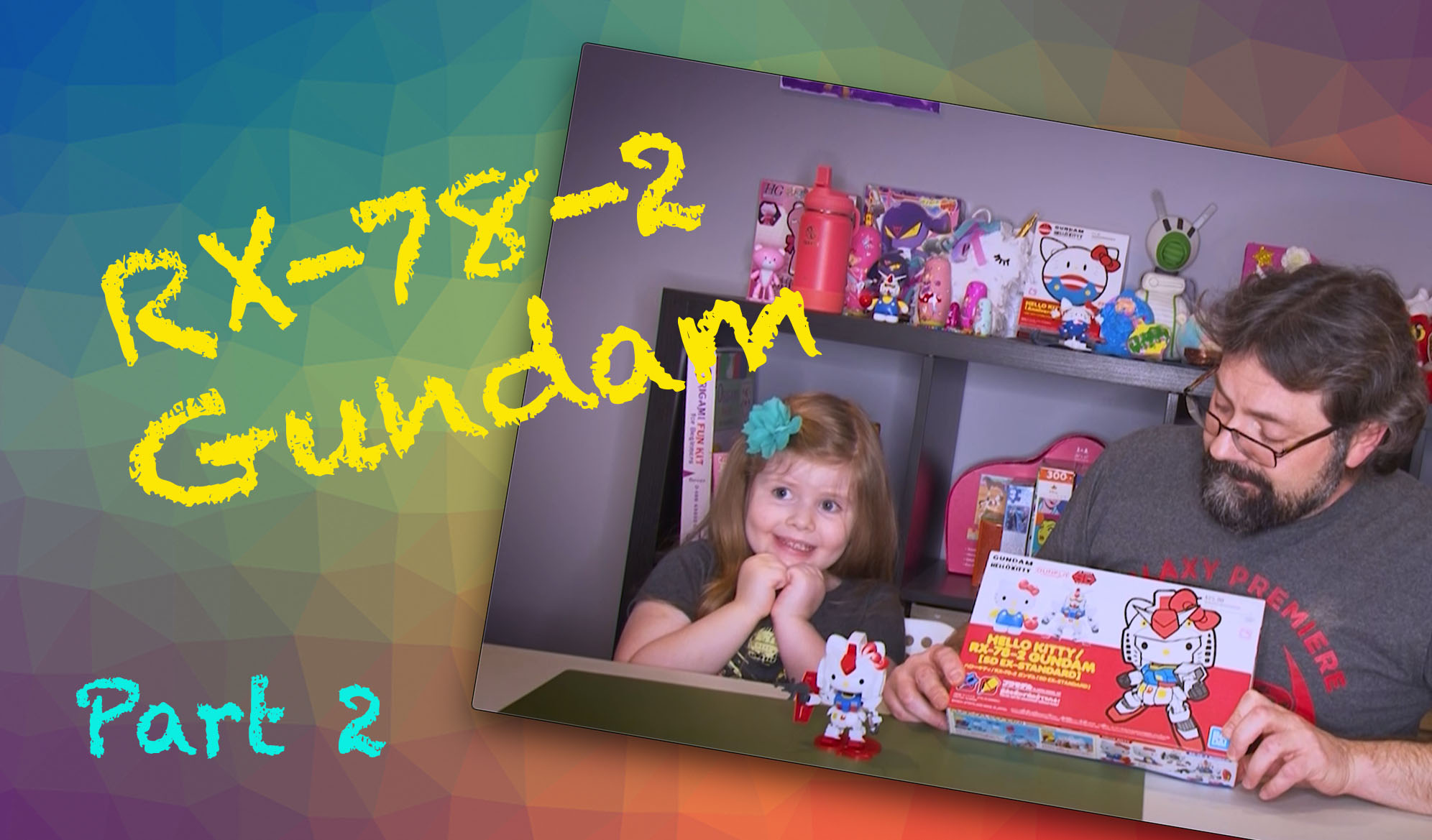 Building Models with ShuShu kid builds RX-78-2 Gundam manned robot ...