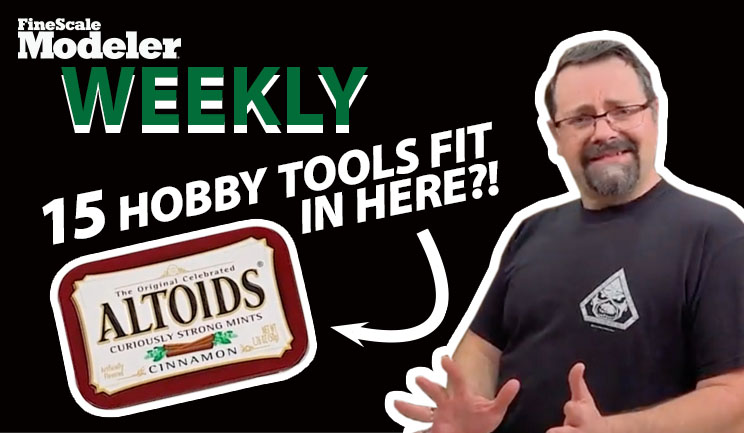 An all-purpose mini modeling tool kit, kits from Tamiya and Takom, and ...