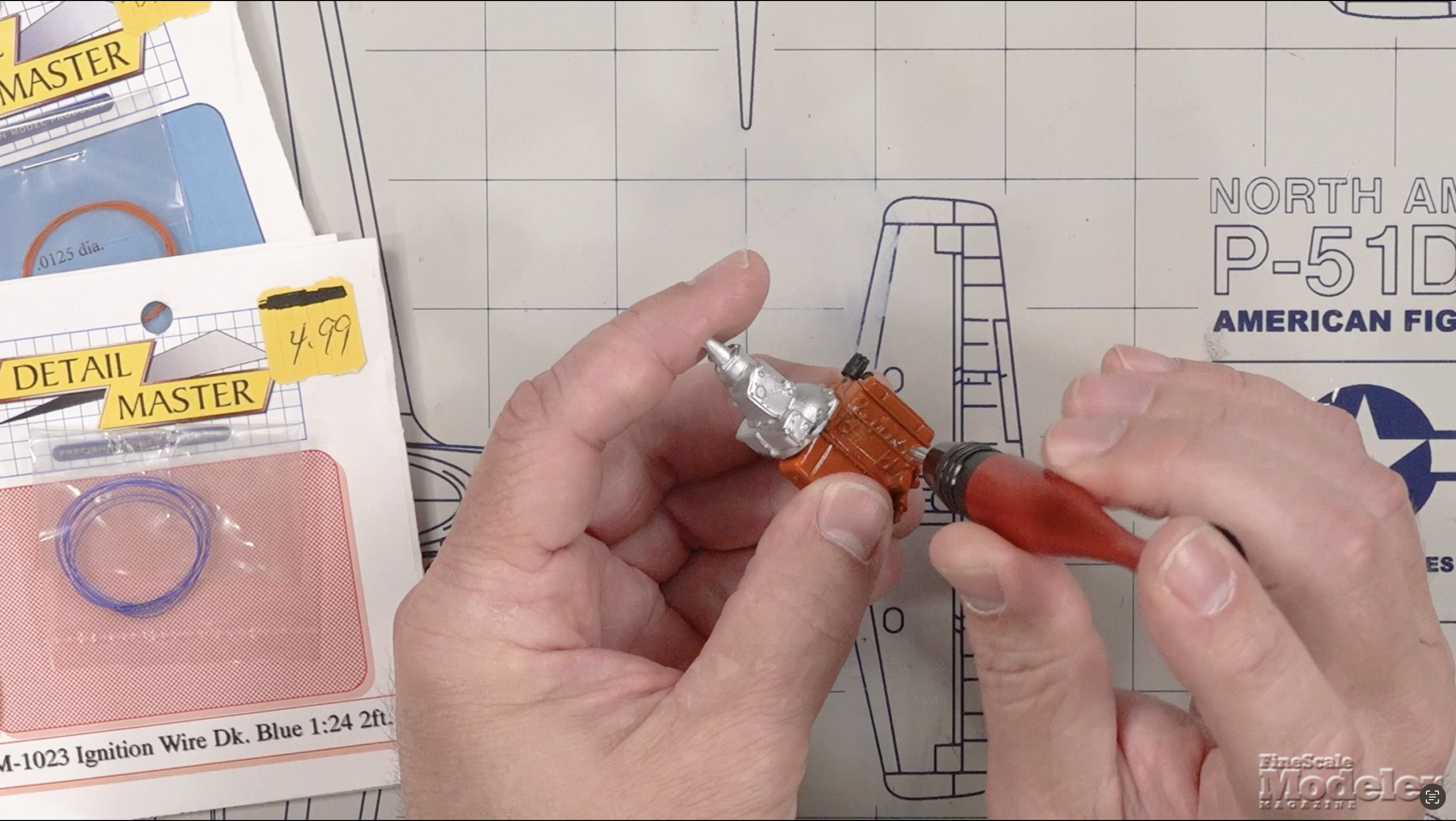 Scale Model Basics: Adding engine wires | FineScale Modeler Magazine
