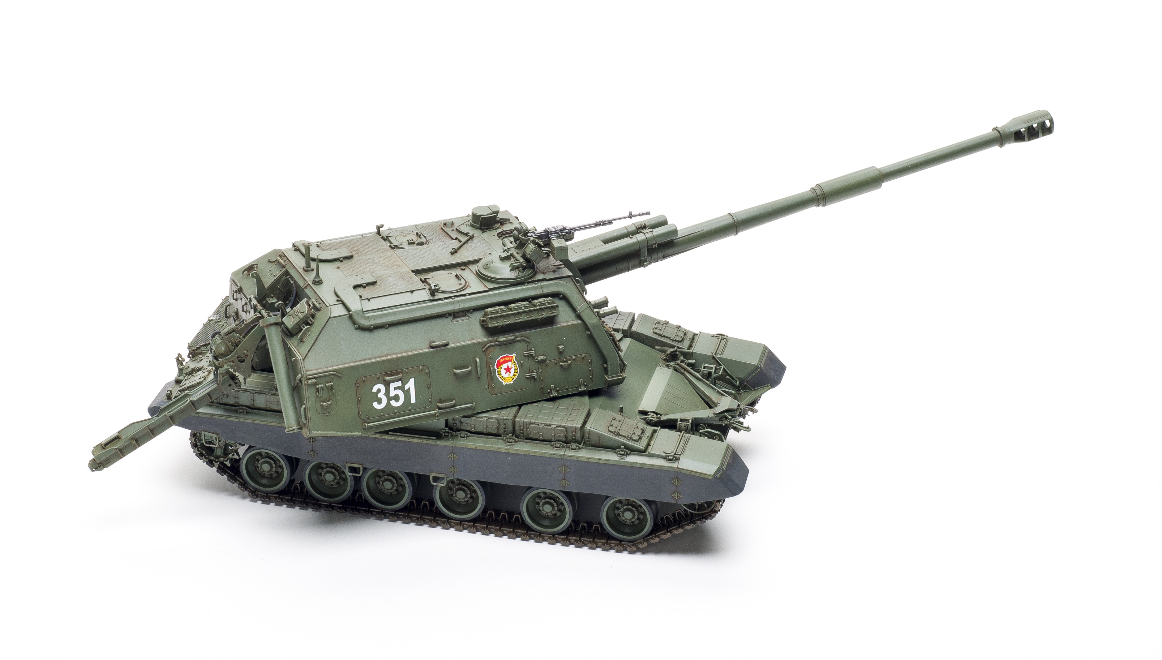 Zvezda Msta S new scale model kit build review | FineScale Modeler Magazine