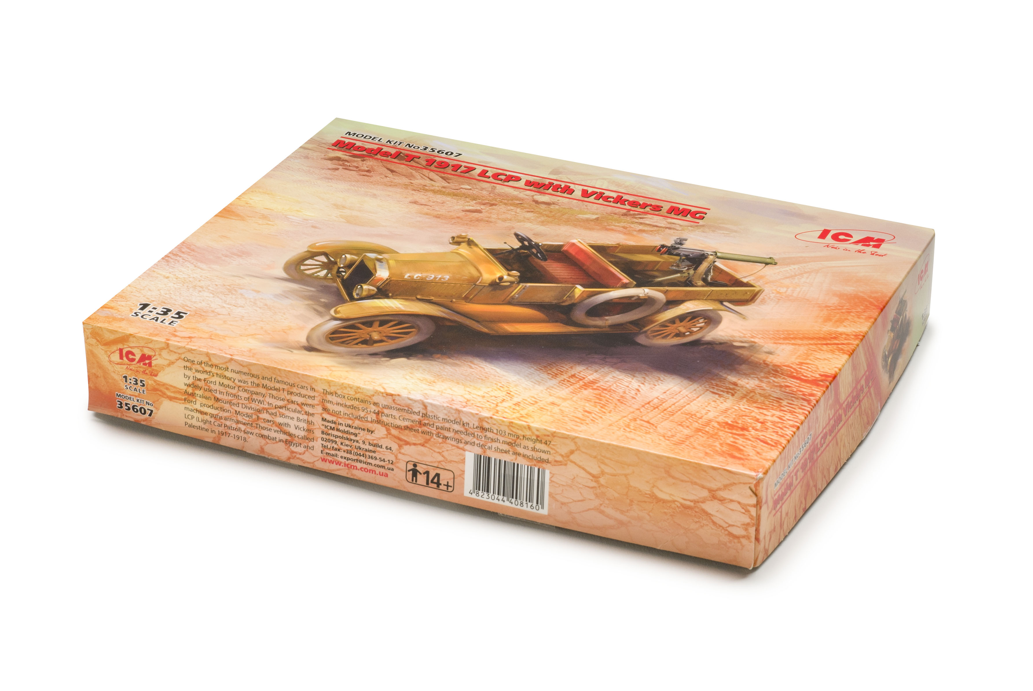 Build review of the ICM Model T 1917 LCP with Vickers machine gun scale ...