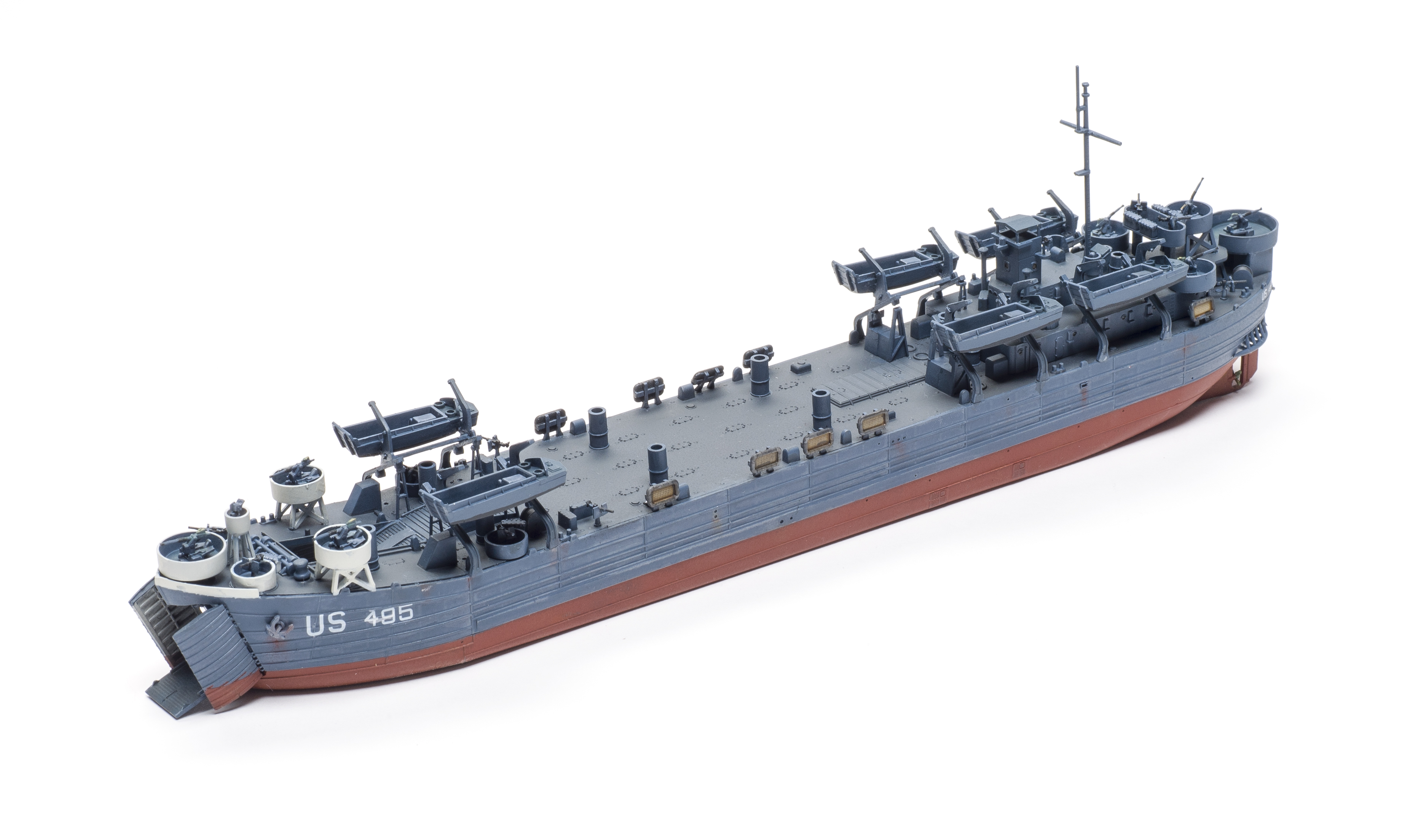 Build review of the AFV Club LST-491-class Landing Ship, Tank scale ...